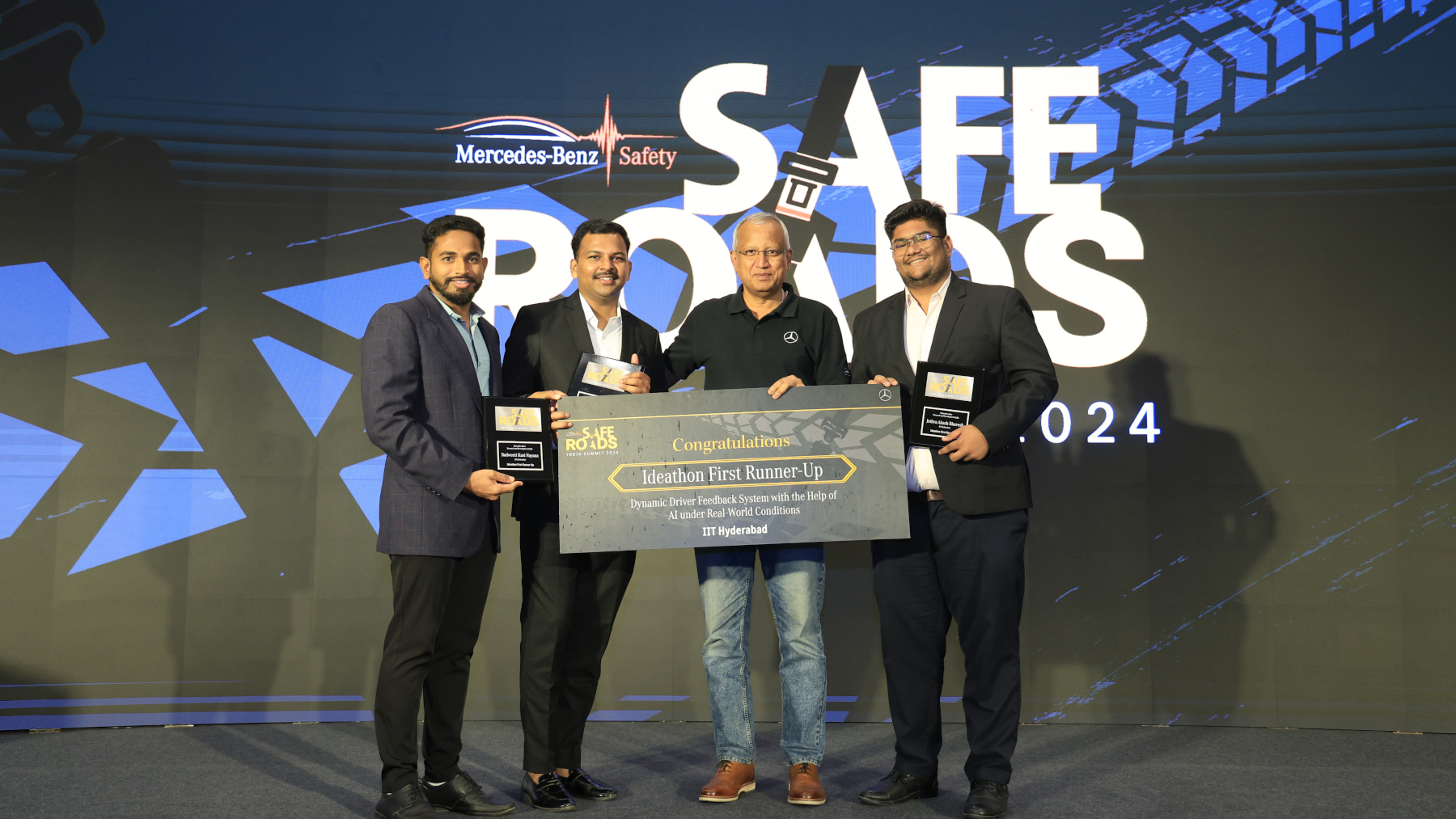 Team Drive Sense AI from IIT Hyderabad Shines at Safe Roads India ...